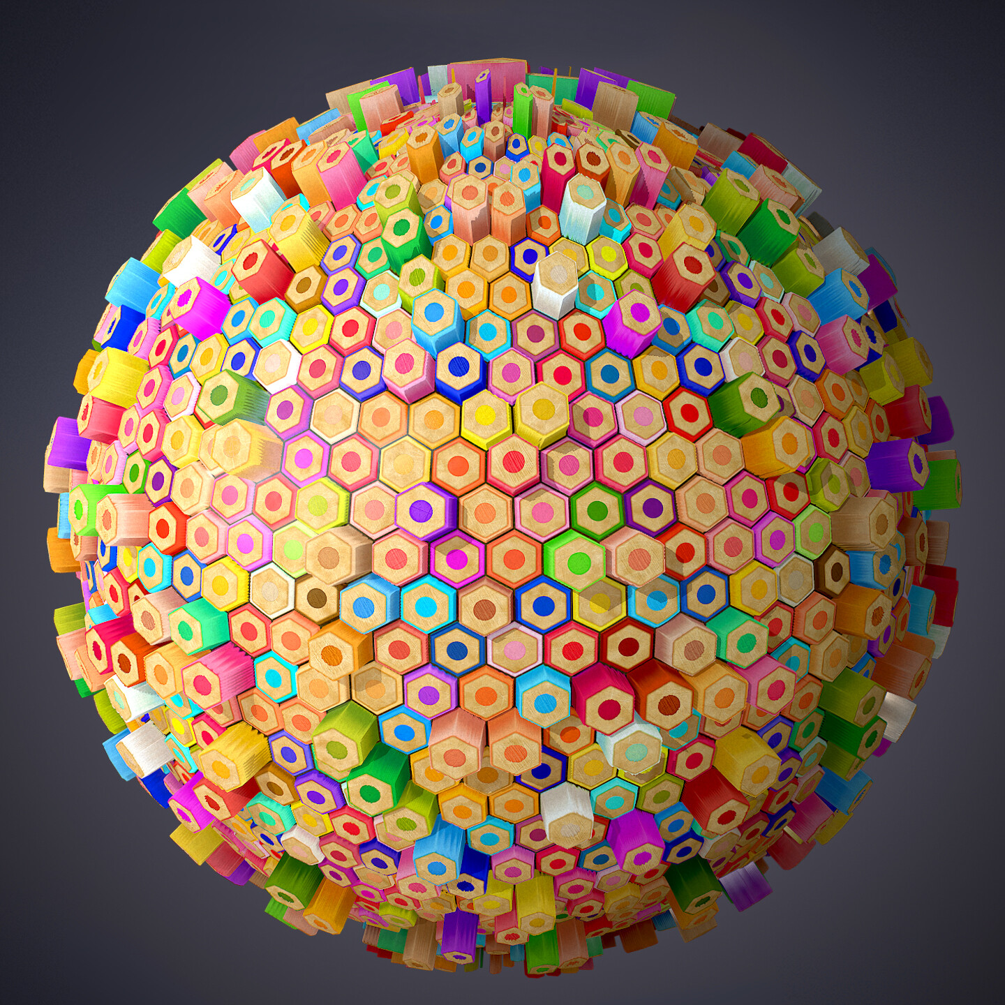 ArtStation - Material Practice - Procedural Pencils