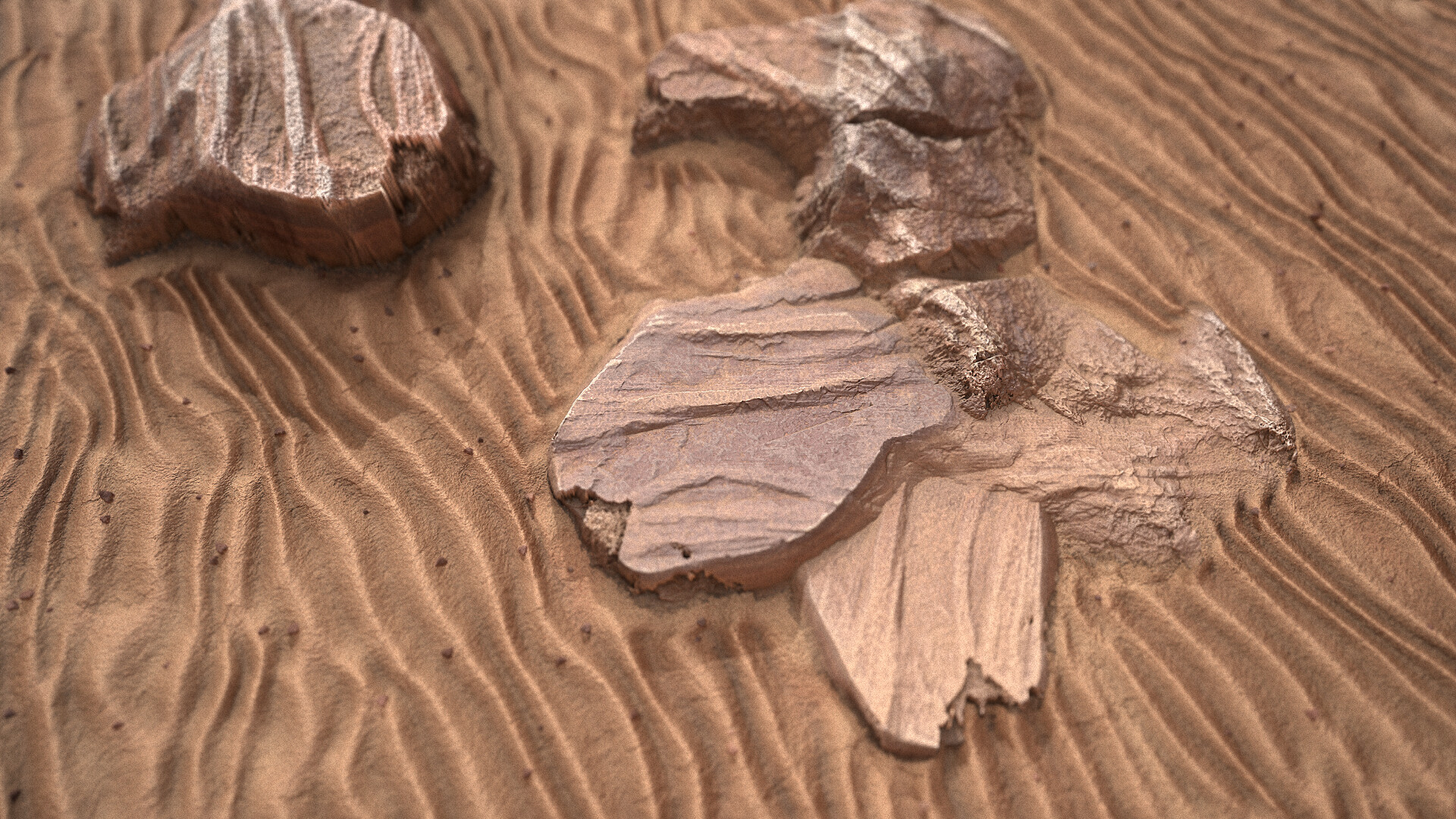 ArtStation - desert material