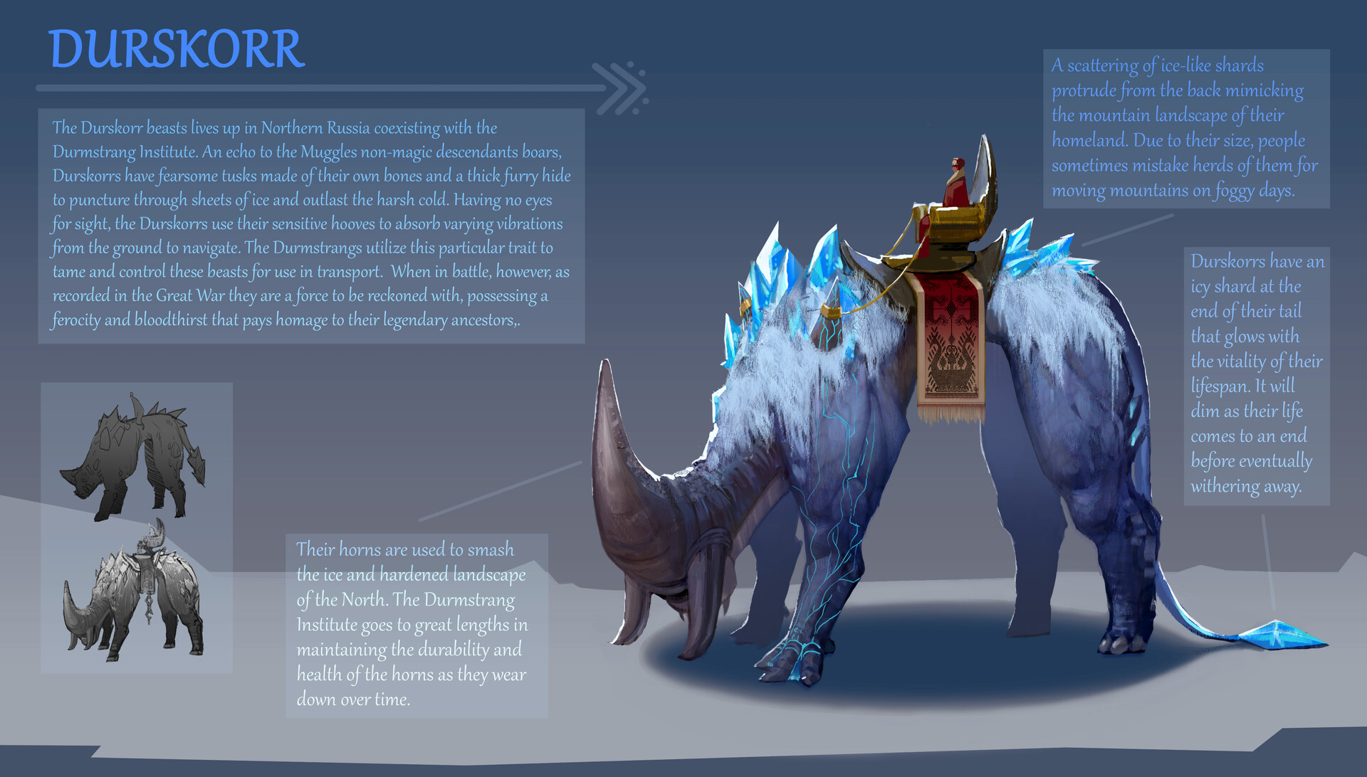 ArtStation - Winter Creature Design