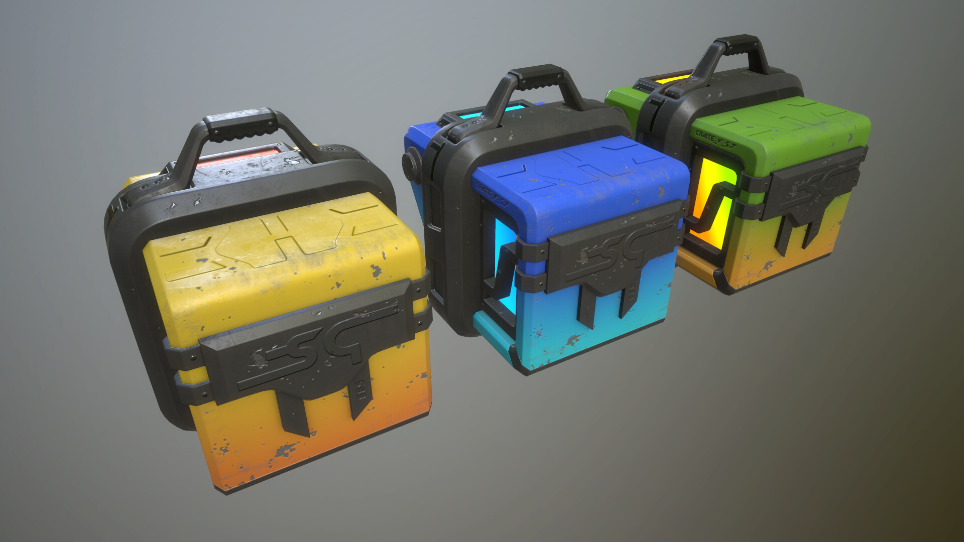 ArtStation - Sci-fi crates