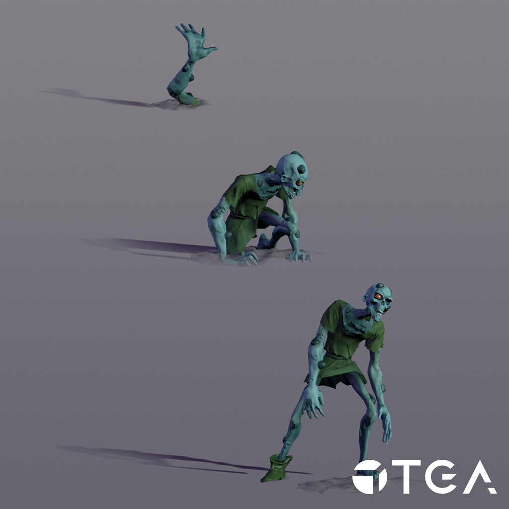 ArtStation - Zombie Animation Reel