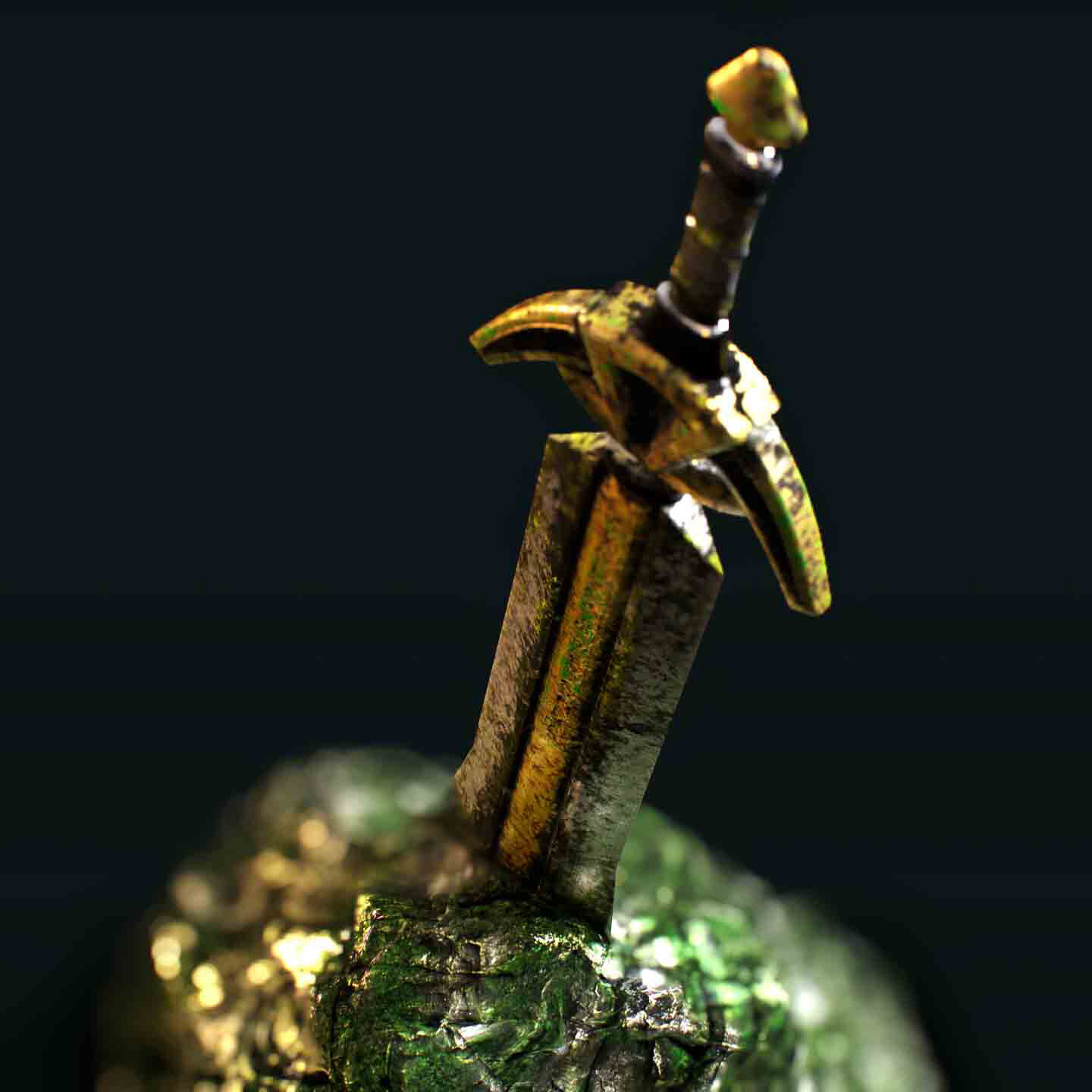 ArtStation - King's Quest VIII - Conner's Sword (class practice)