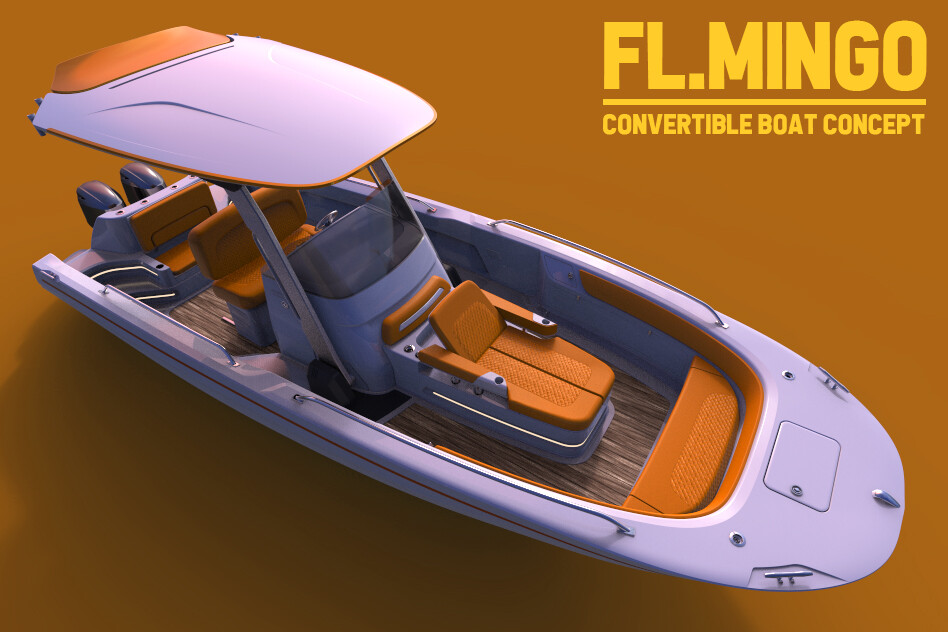 ArtStation - FL.Mingo Convertible Fishing Boat concept