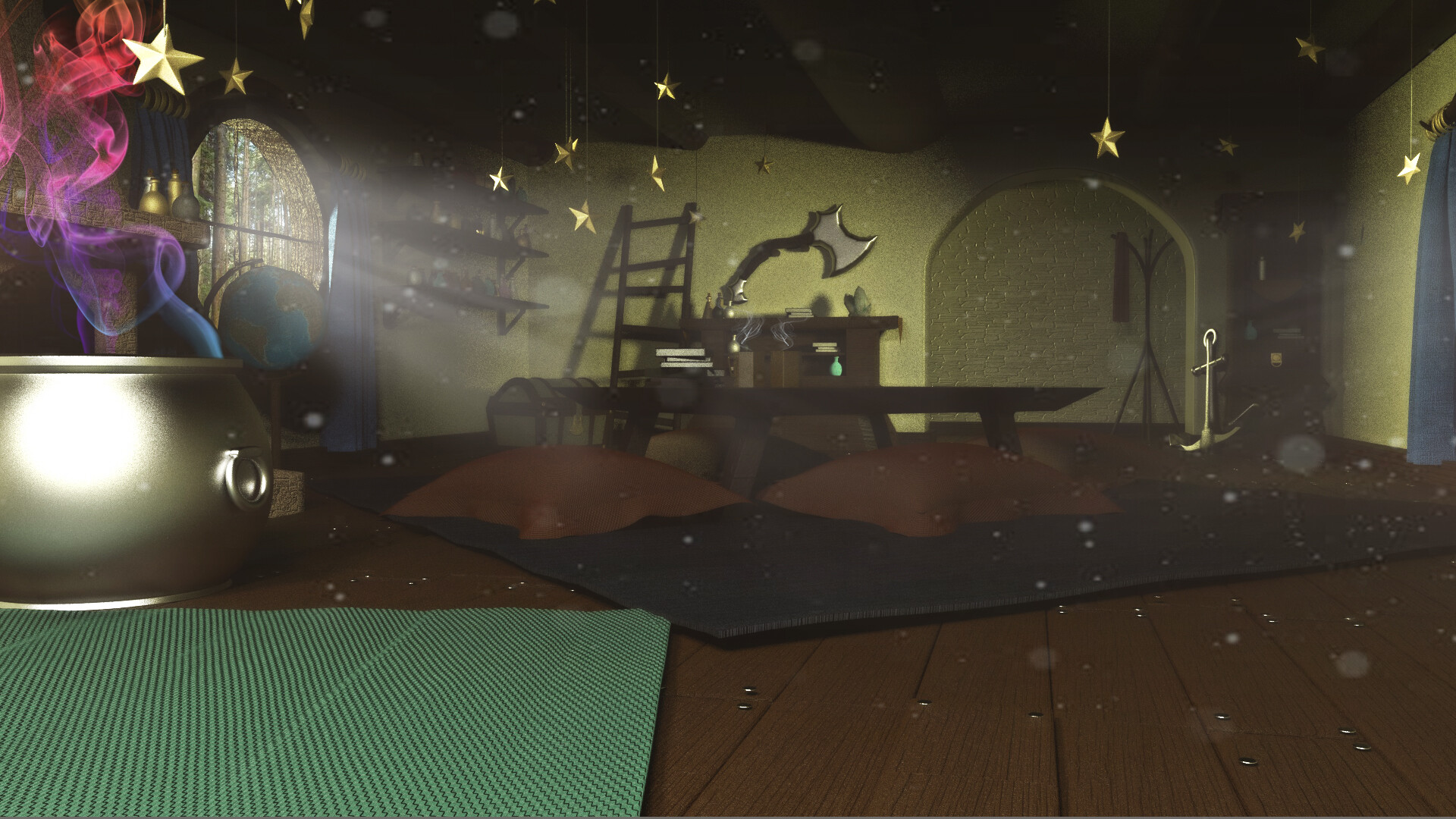 ArtStation - Sorcery Living Room