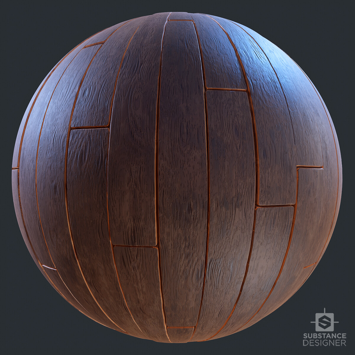 ArtStation - Stylized Wood Board