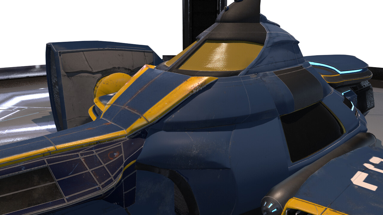 ArtStation - Futuristic Space Racer