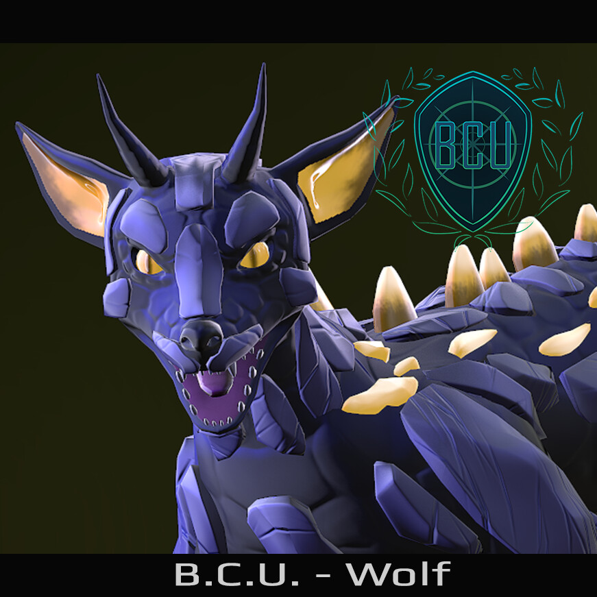 ArtStation - B.C.U. - Wolf Creature