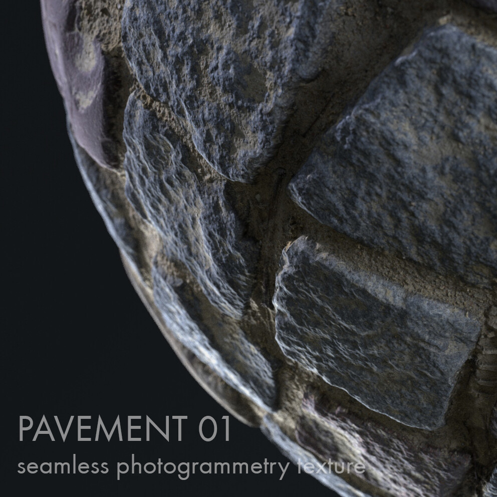 ArtStation - PAVEMENT 01 seamles photogrammetry texture