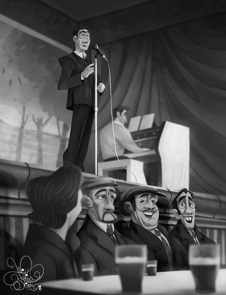 ArtStation - vintage scene