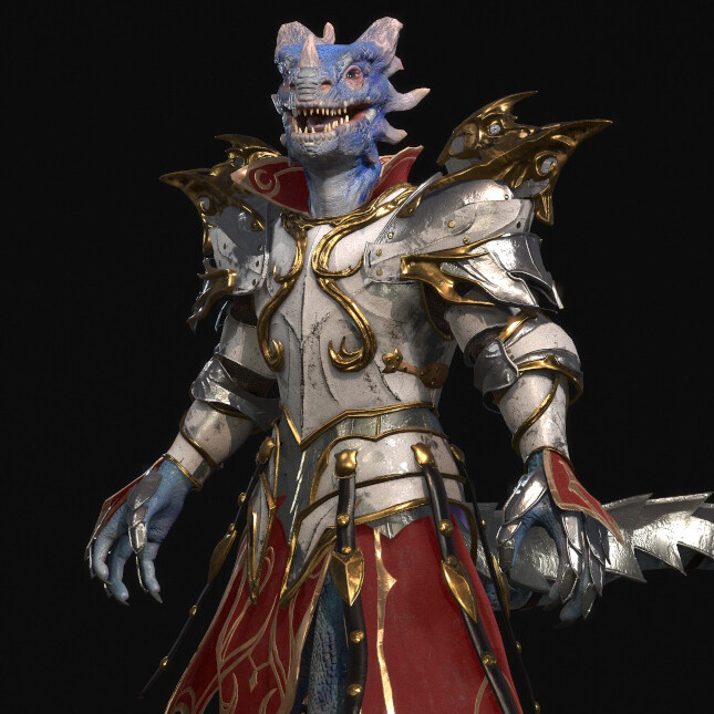 ArtStation - Lizard Paladin