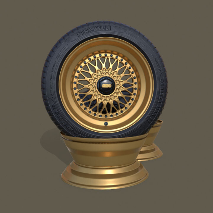 ArtStation - BBS RS 17 Wheels