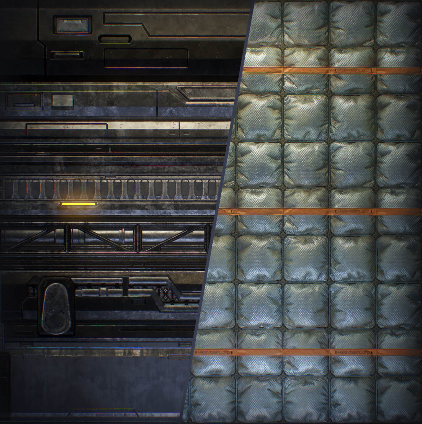 ArtStation - Trim Texture Sheet and Tiled Padded texture