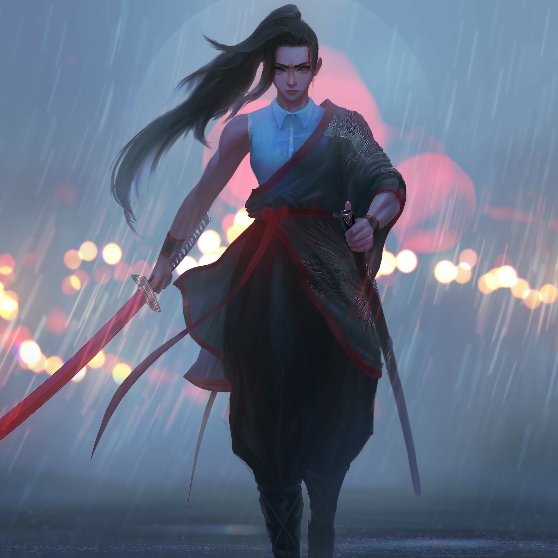 ArtStation - Sword Shearing Moonlight