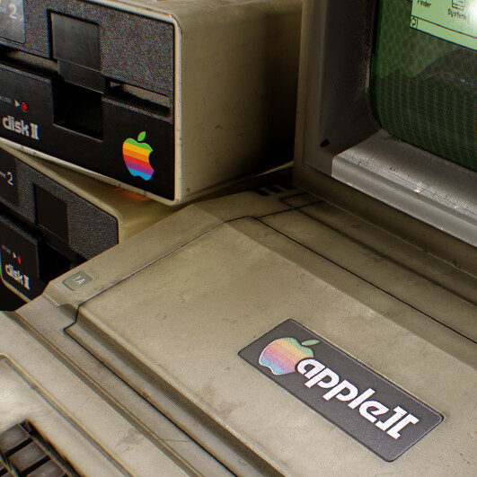 ArtStation - APPLE 2 Computer