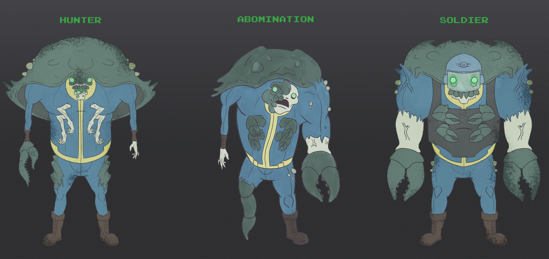 ArtStation - Fallout: Mirelurk Men