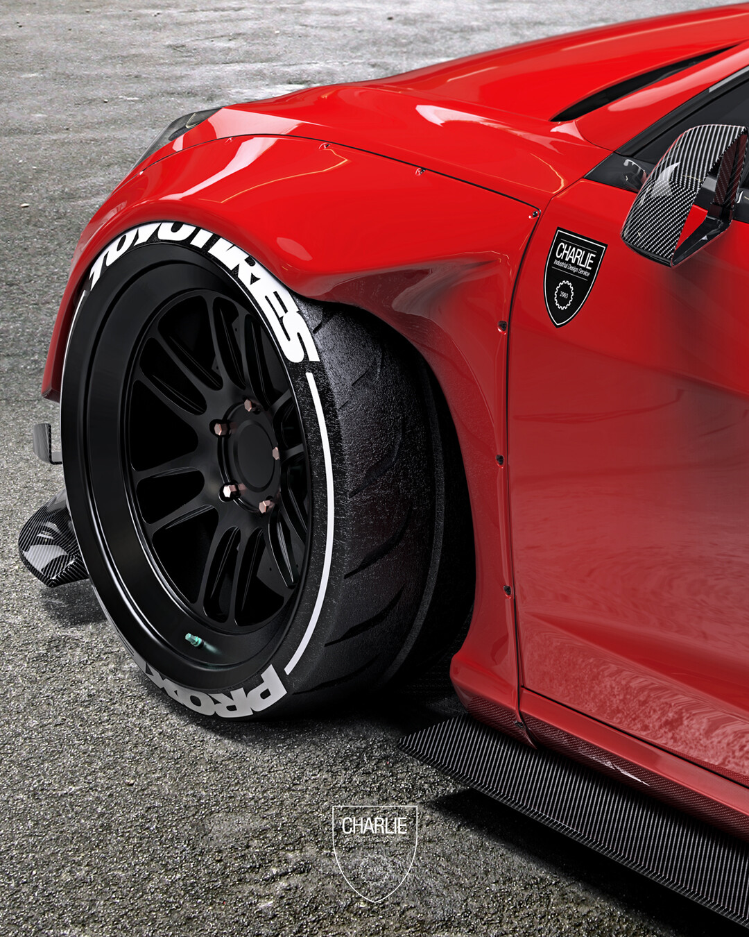 ArtStation - \\\ TESLA MODEL 3 /// Stanced