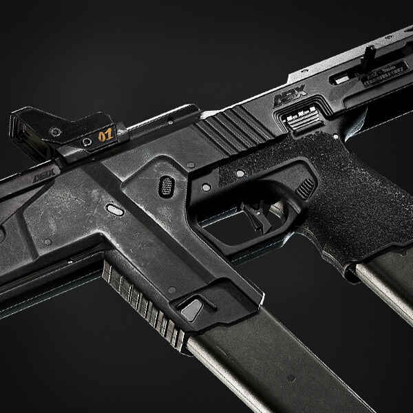 ArtStation - Handgun extension kit