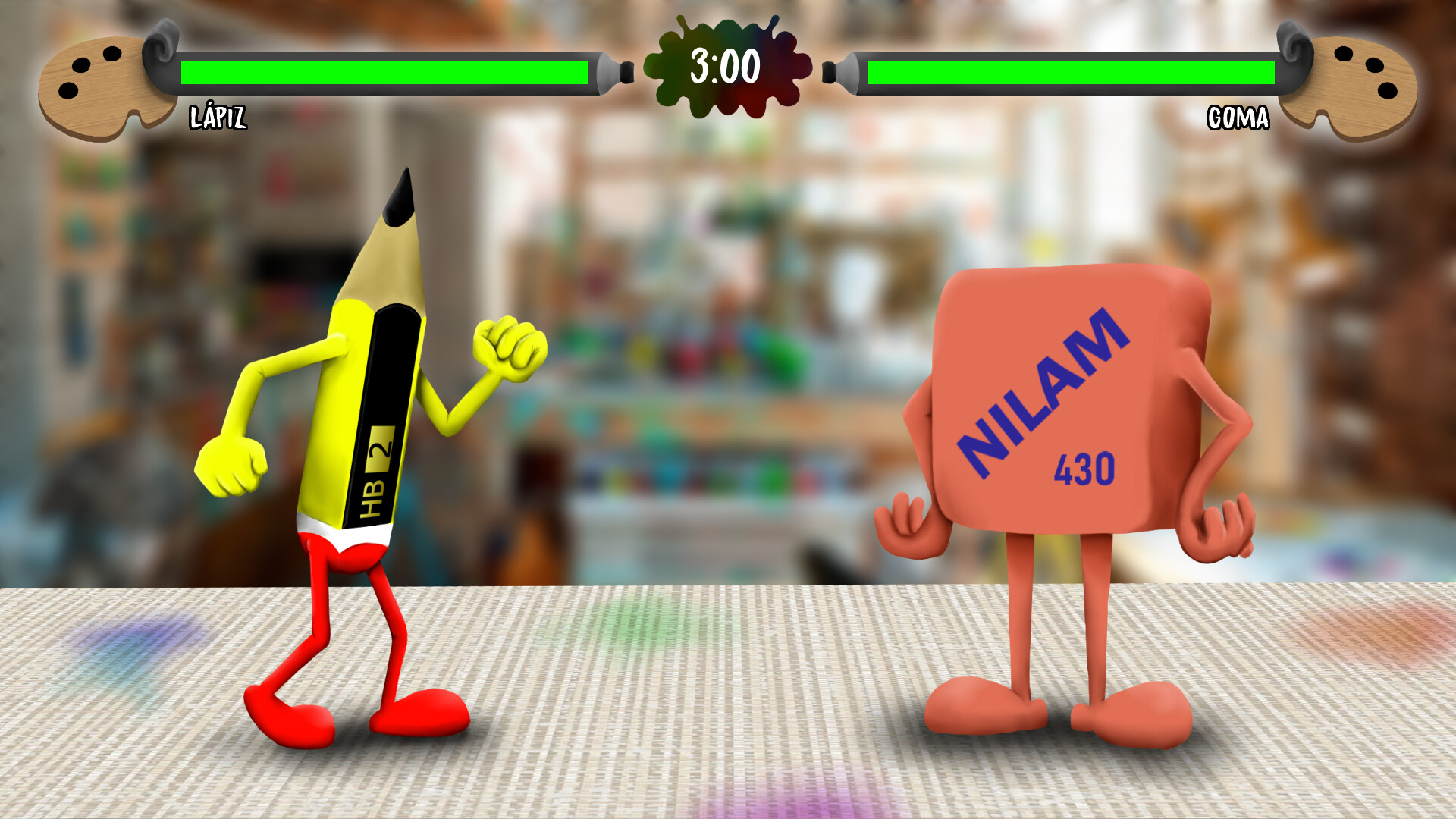 ArtStation - Fighting Game Mockup - User Interface Desing