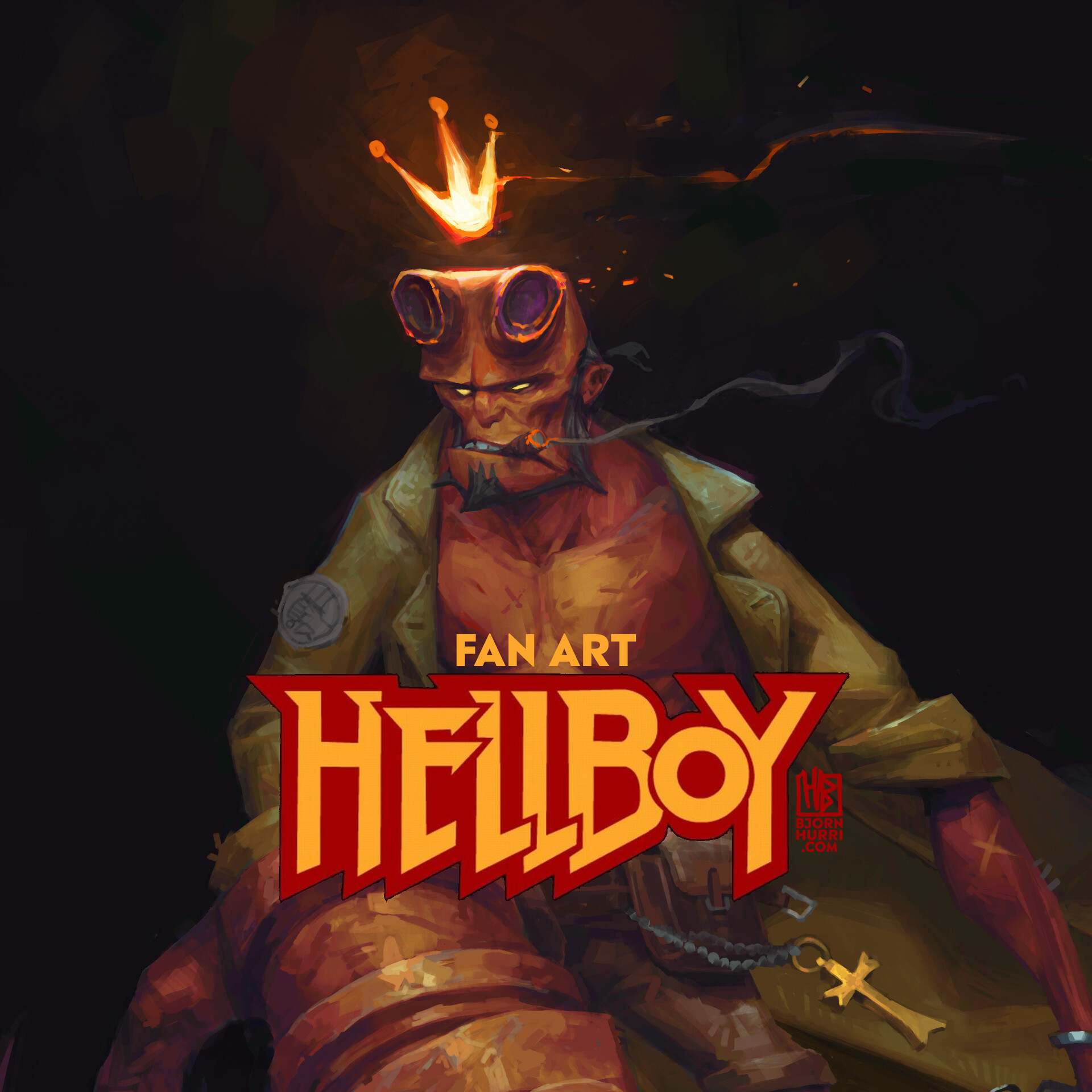 ArtStation - Hellboy fant art
