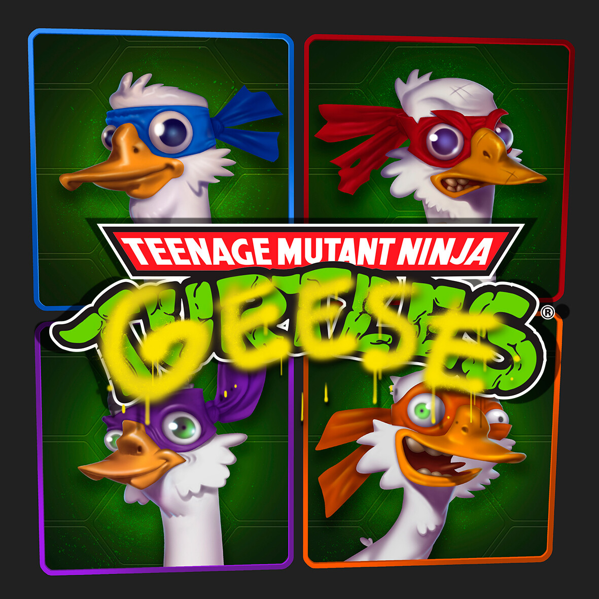 ArtStation - Teenage mutant ninja GEESE