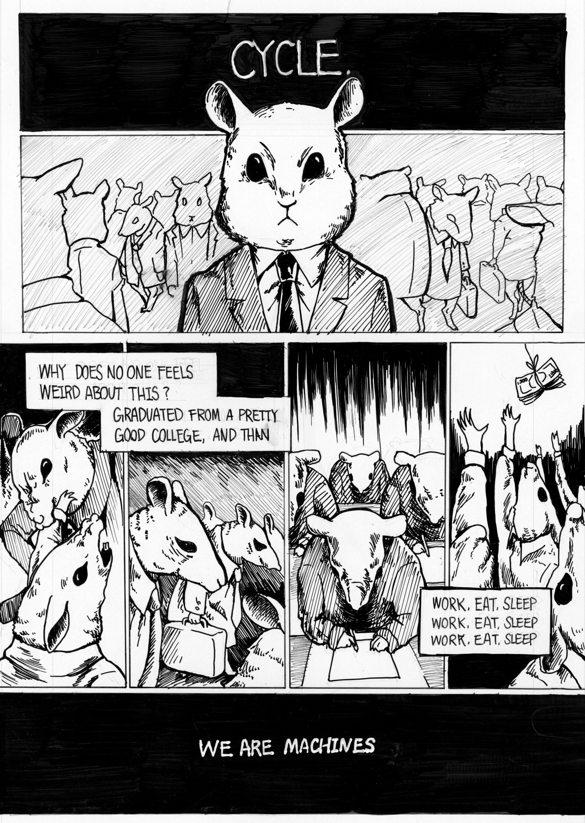 ArtStation - Out of the Box (5 page short comic)