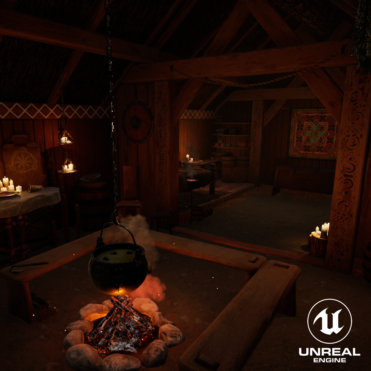 ArtStation - The Norse Witch - Interior (UE4), Dan Spedding