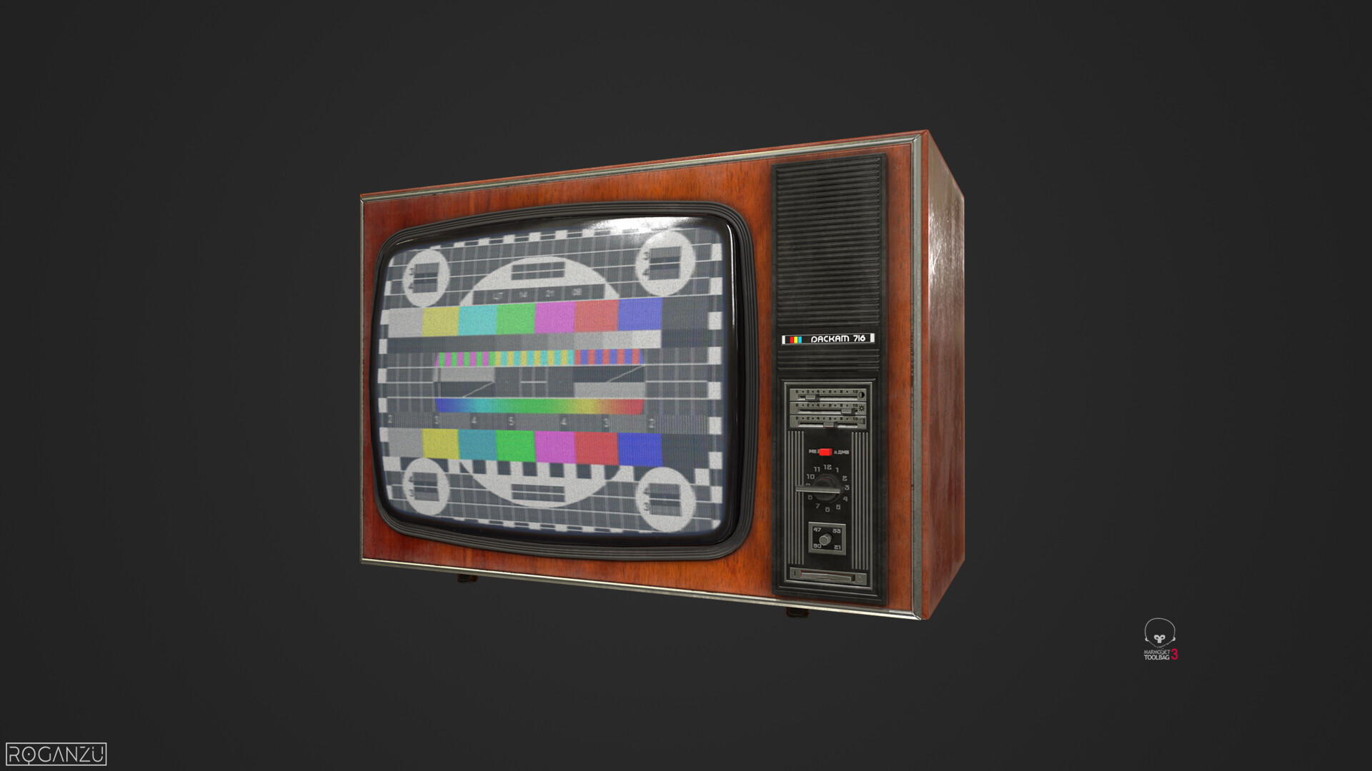 ArtStation - Soviet television «Raskat»