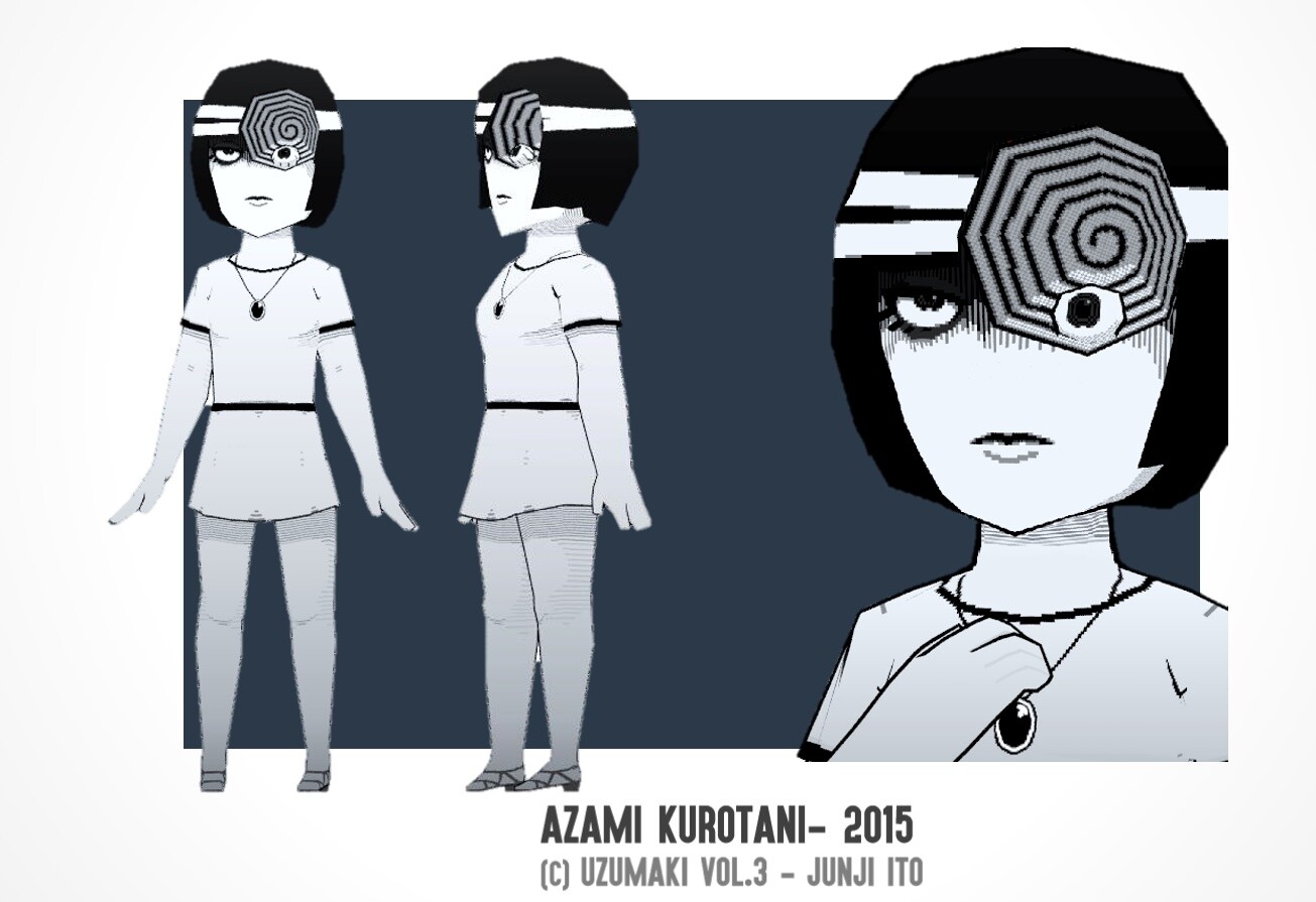 ArtStation - Low-poly Azami Kurotani