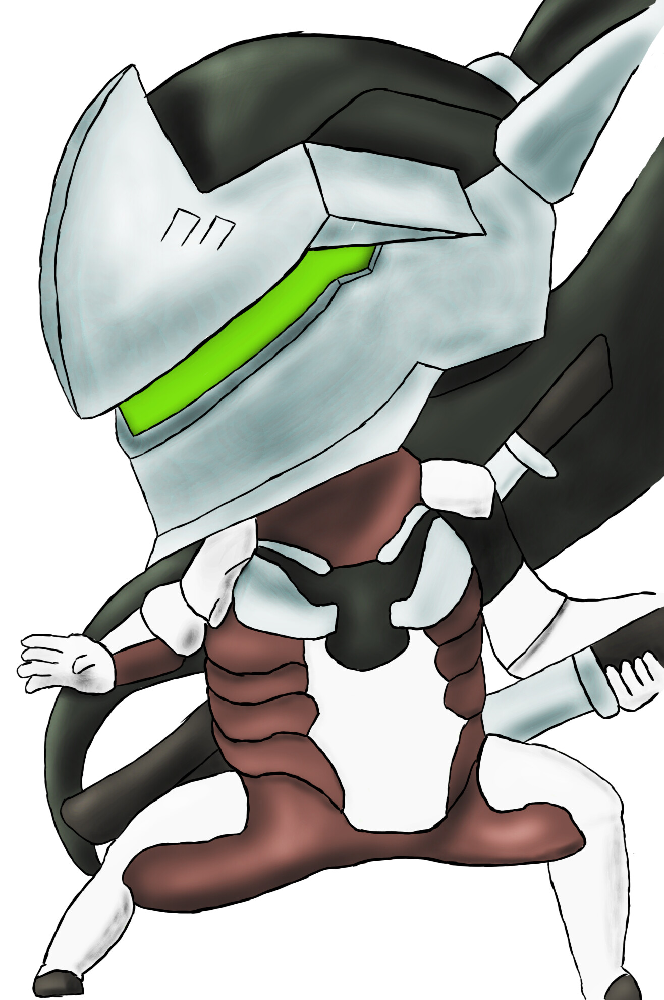 ArtStation - Cute Genji Process