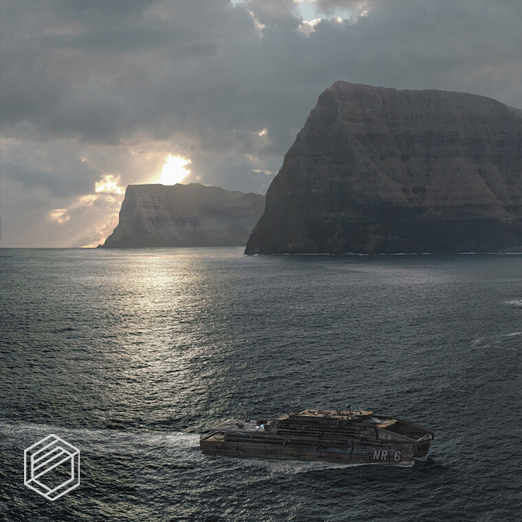 ArtStation - Cliffside Harbor