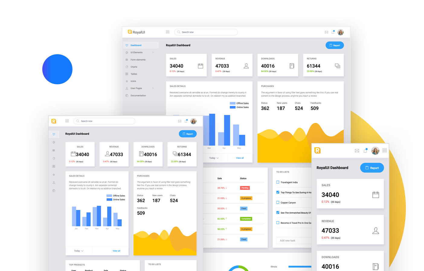 ArtStation - RoyalUI- Free Bootstrap Admin Template
