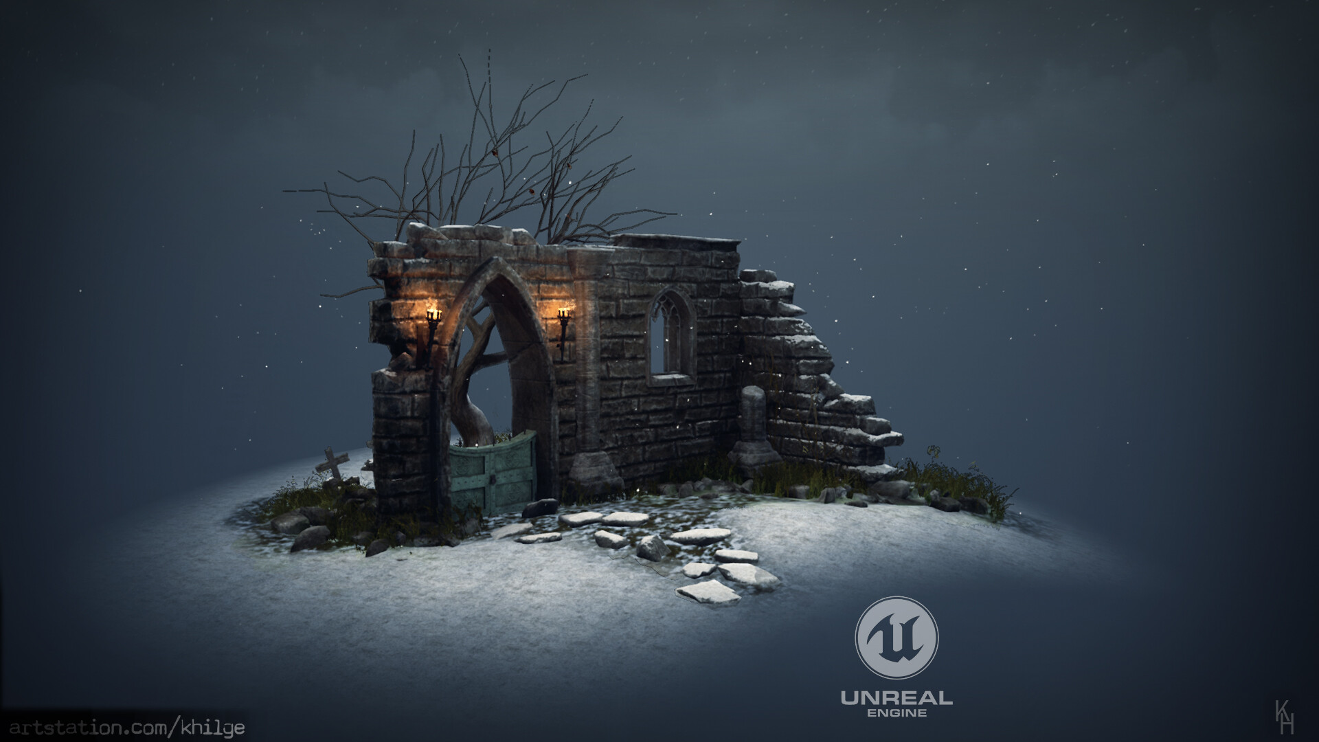 ArtStation - Gothic Diorama