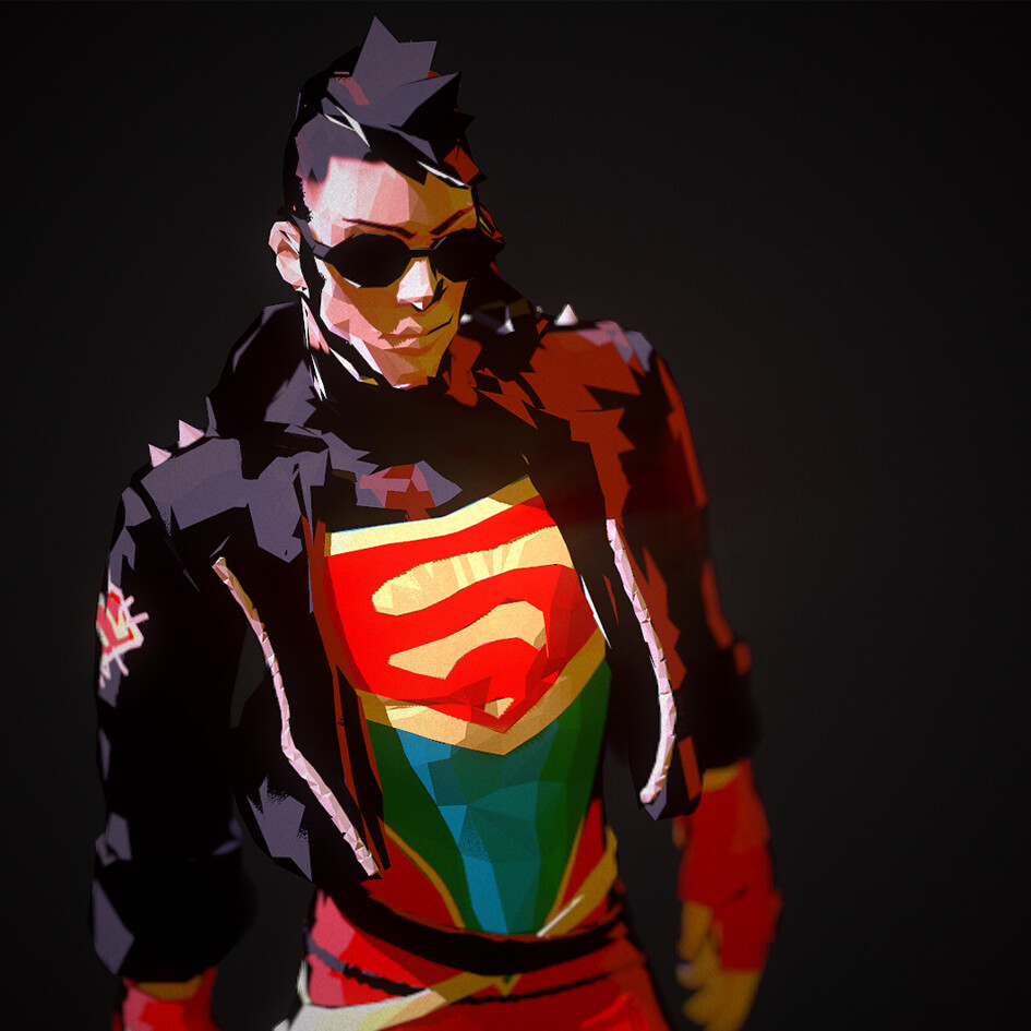 ArtStation - Superboy punk age