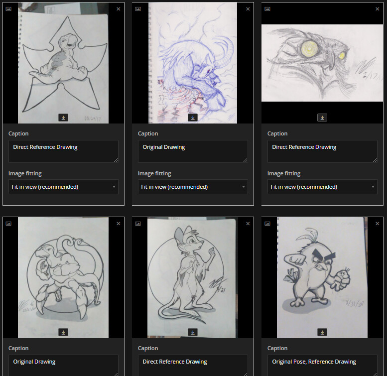 ArtStation - Anthropomorphic Character Sketches (6 Files)