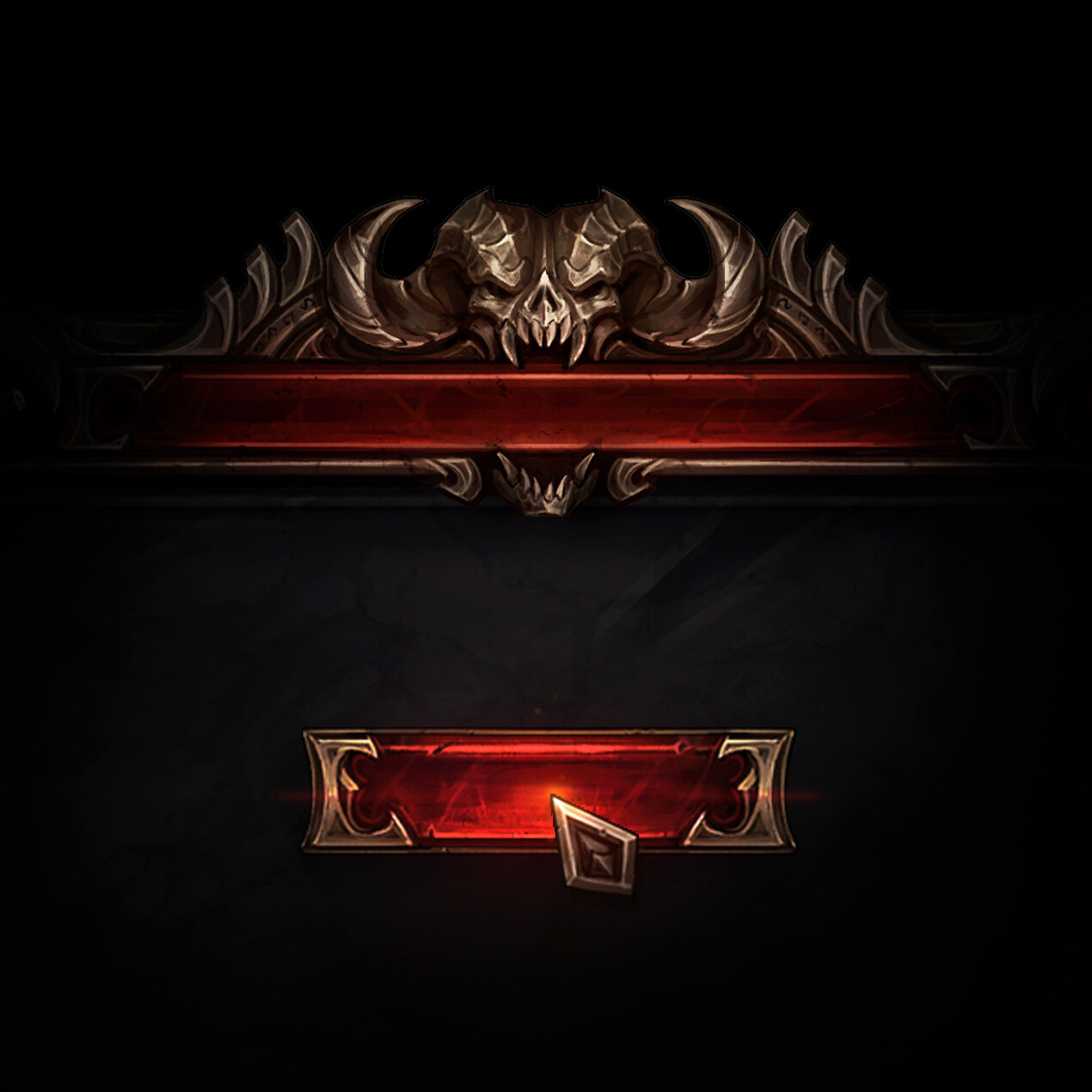 ArtStation - Dark Fantasy UI (personal project)