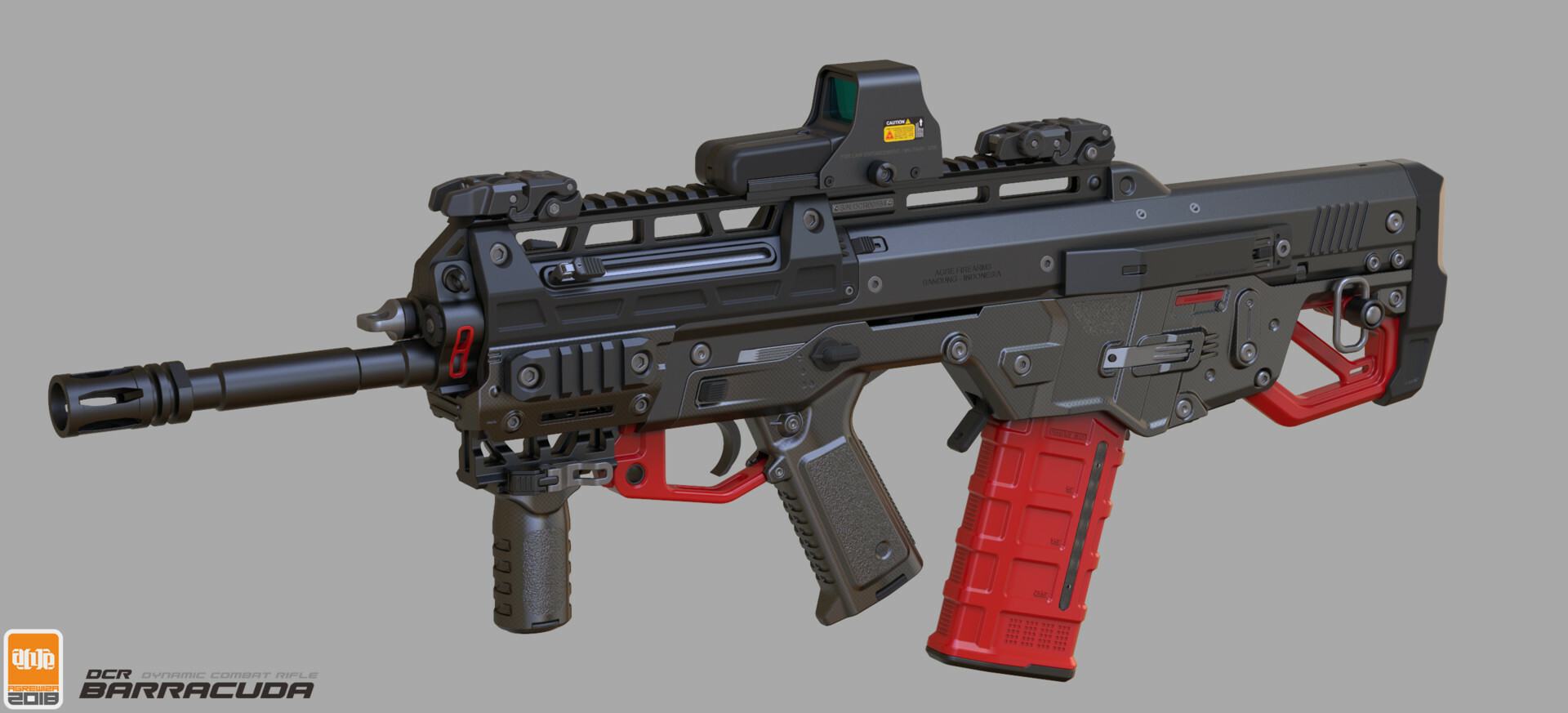ArtStation - My Bullpup Rifle Design