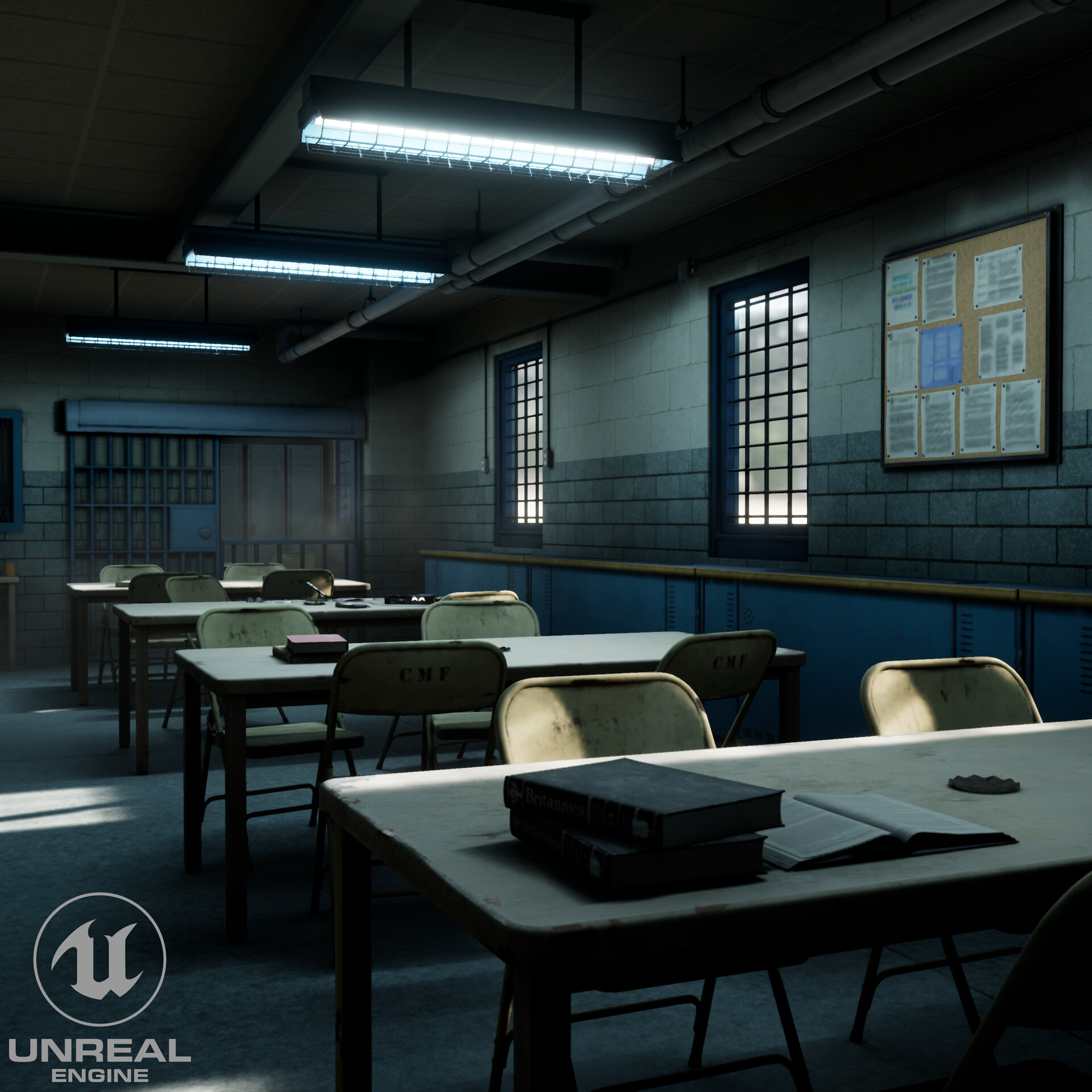 ArtStation - Prison Library