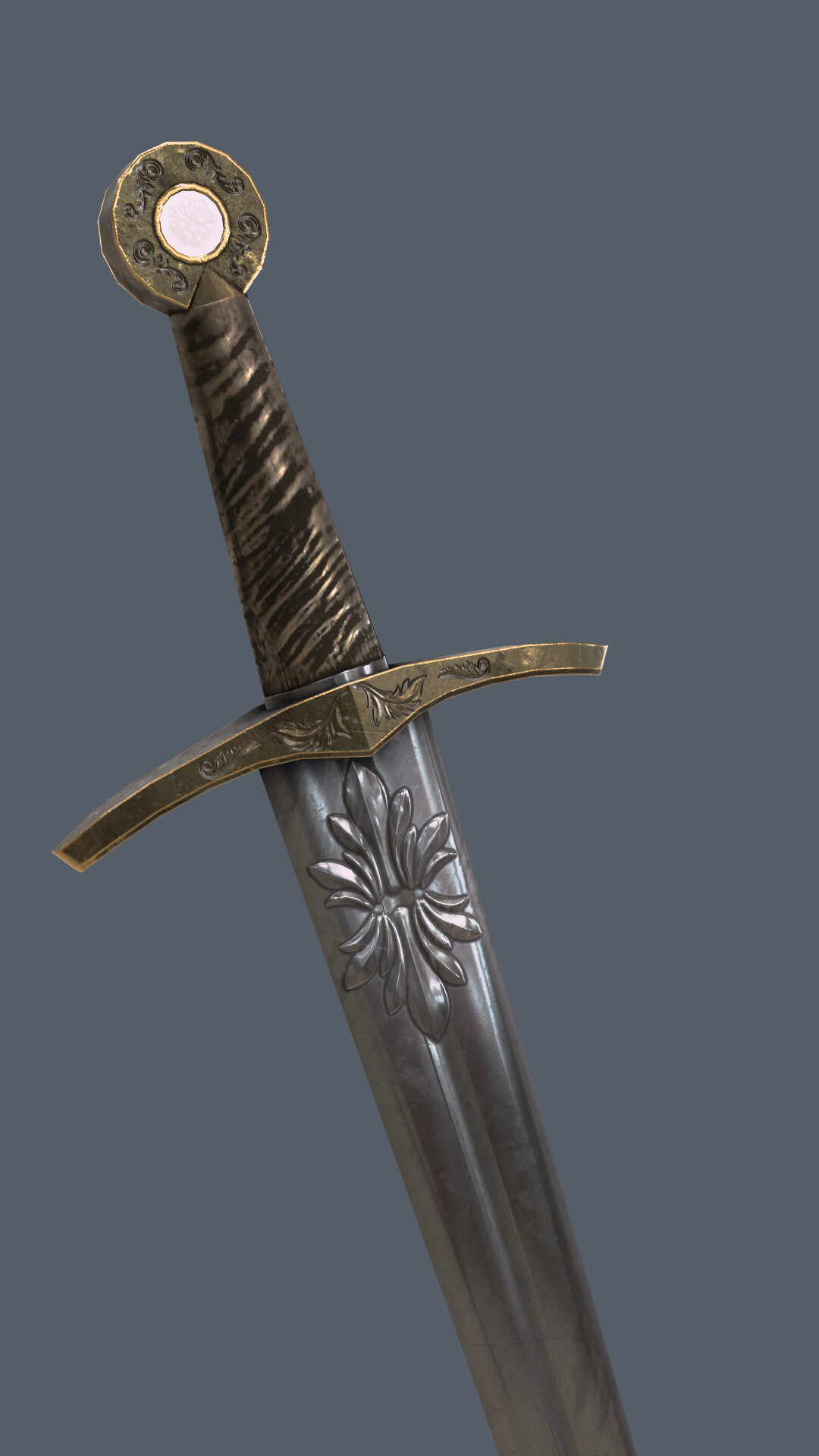 ArtStation - Low Poly Medieval Sword