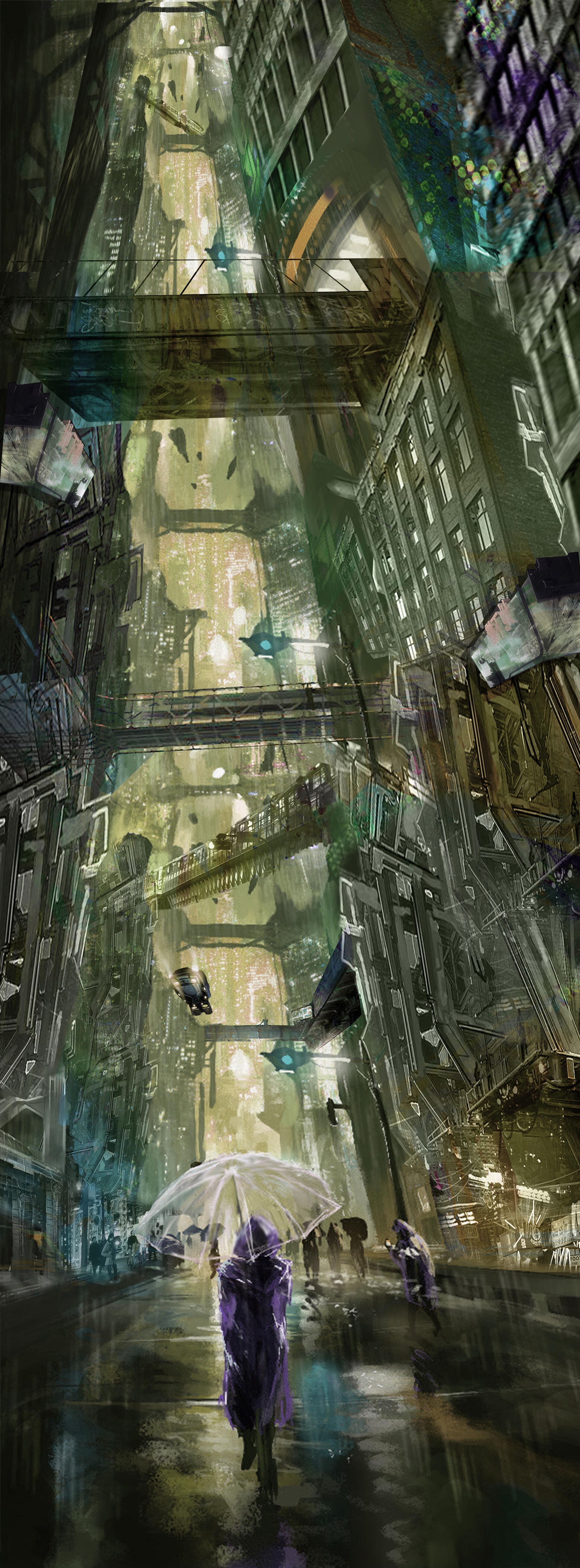 ArtStation - Dystopian Matte Painting