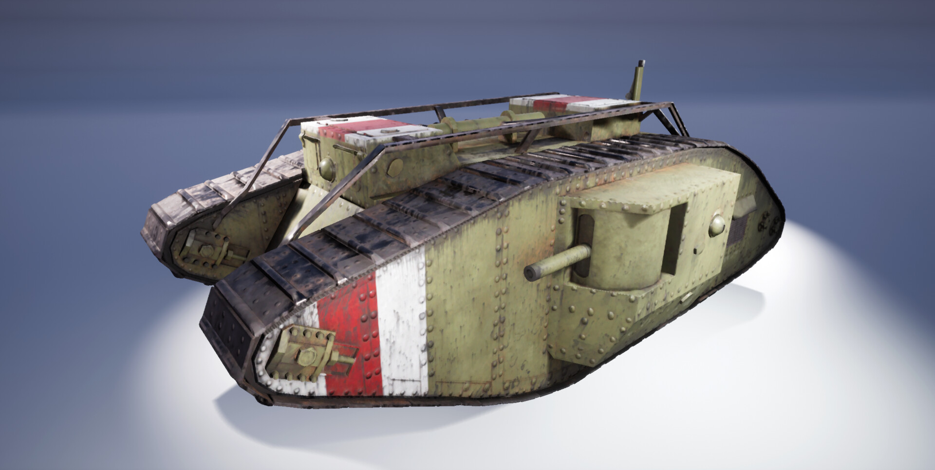 ArtStation - Mark V Tank Model