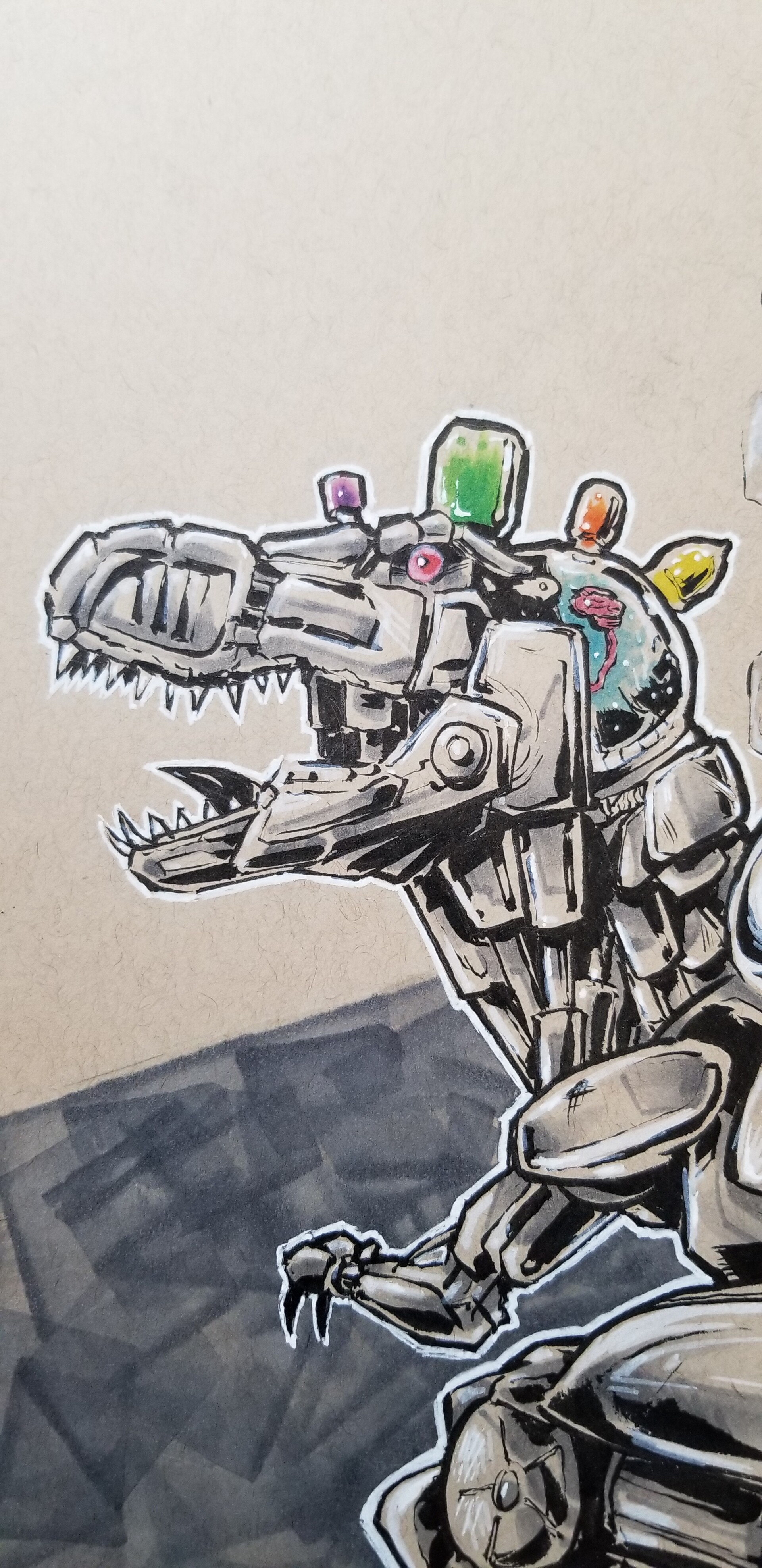 ArtStation - Robot t-rex