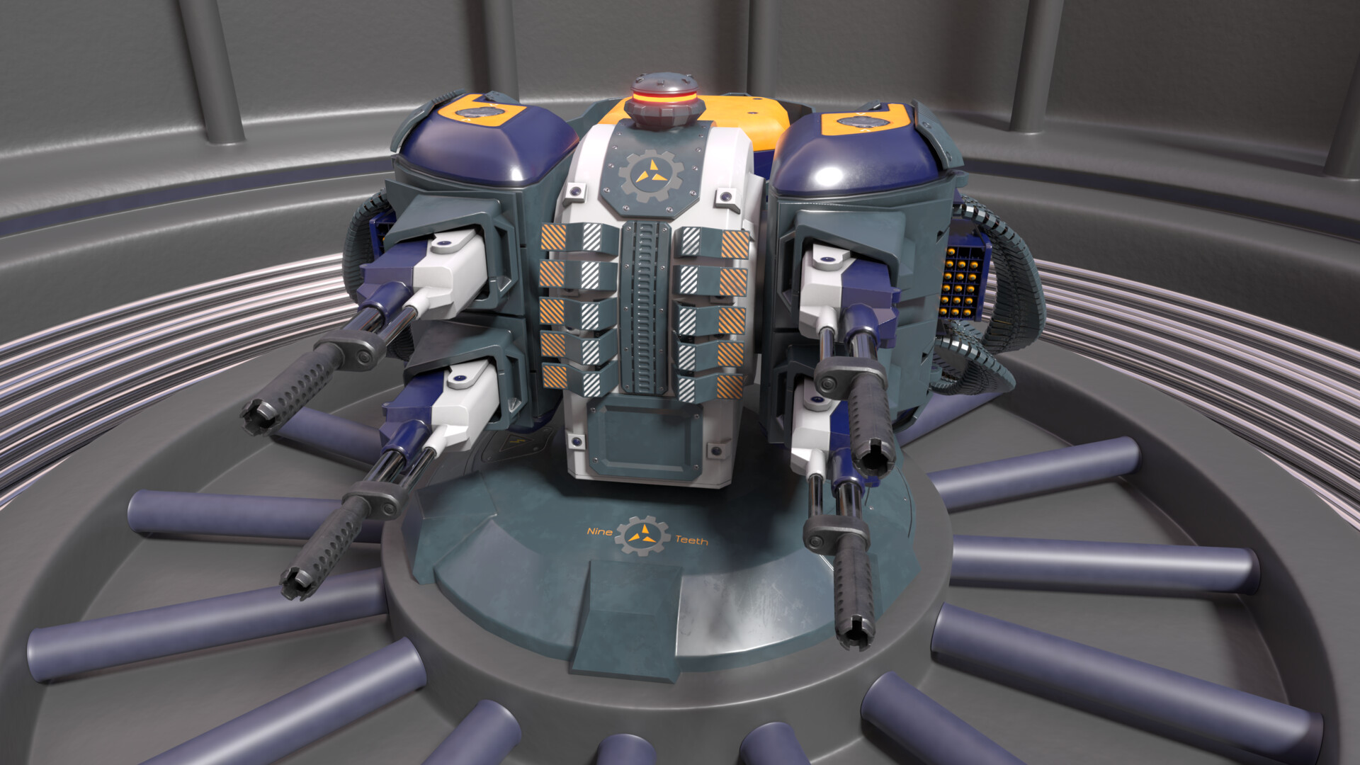 ArtStation - Sci-fi Turret