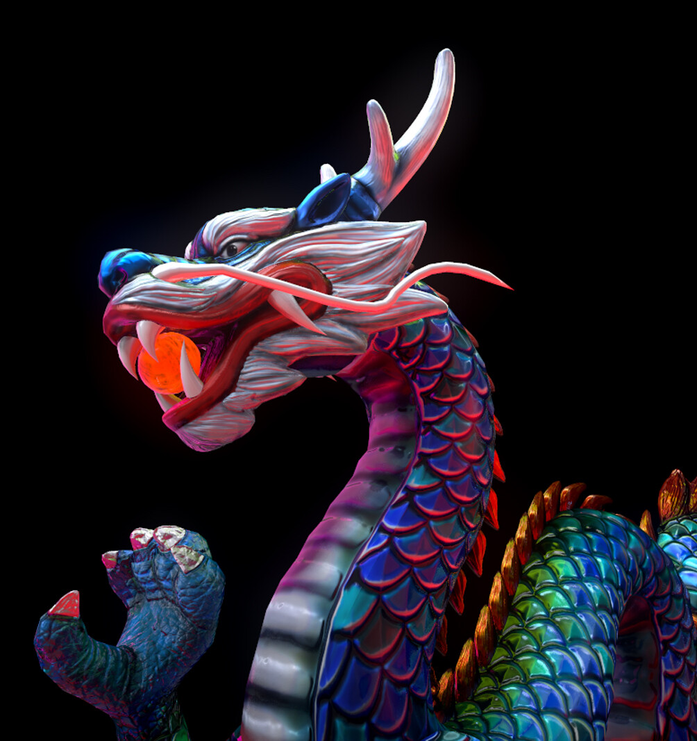 ArtStation - Oriental dragon