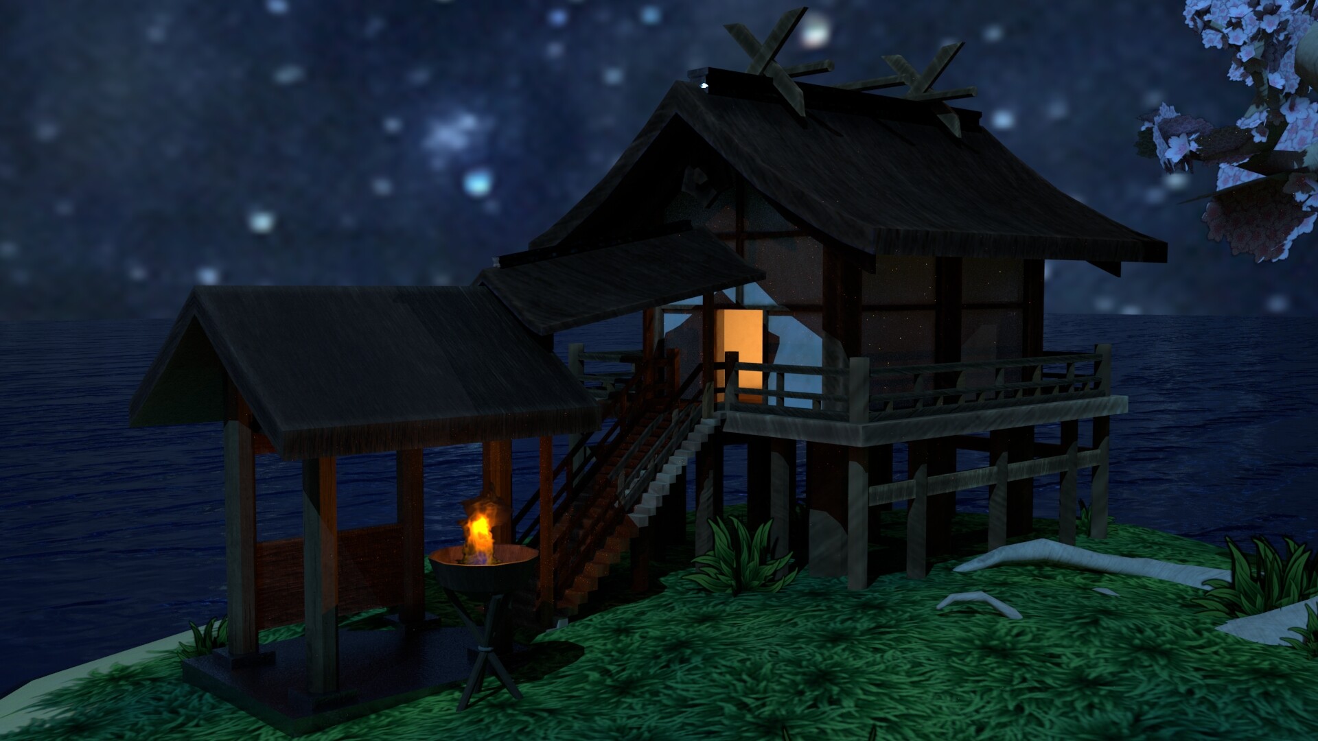 ArtStation - Divine Shrine Completed