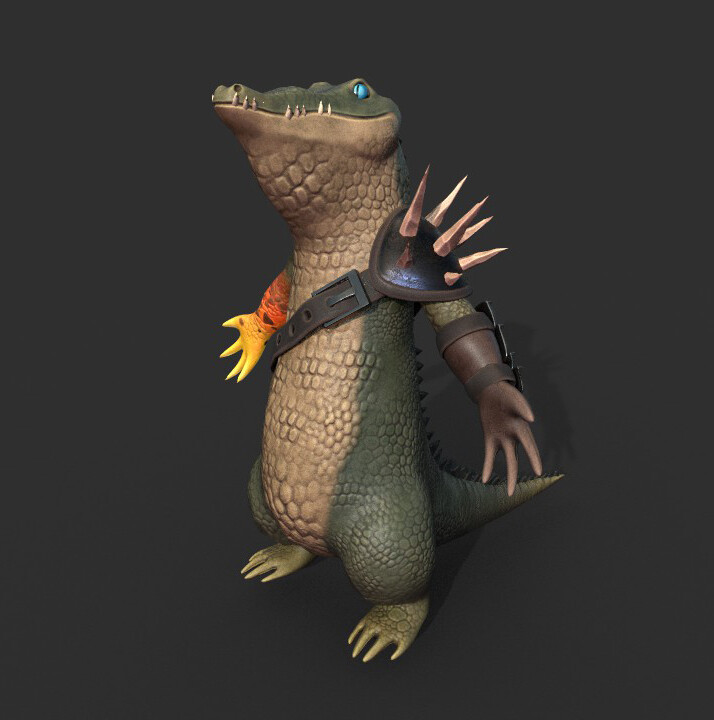 ArtStation - Croc Model