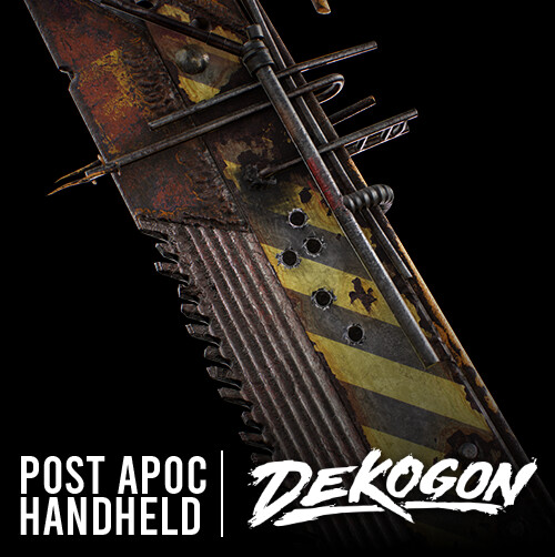 ArtStation - Dekogon Kollab : Post Apocalyptic Blade