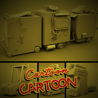 ArtStation - Cartoon Vehicles