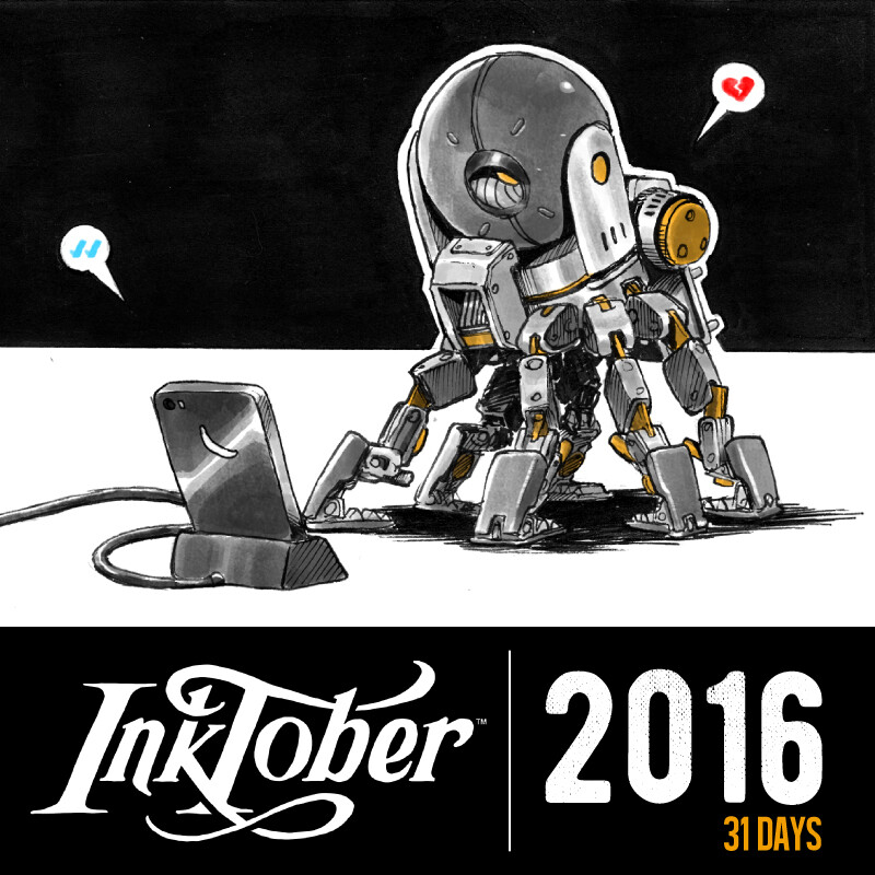 ArtStation - Inktober 2016: compendium