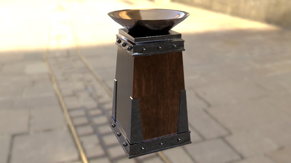 ArtStation - Brazier, create by Maya