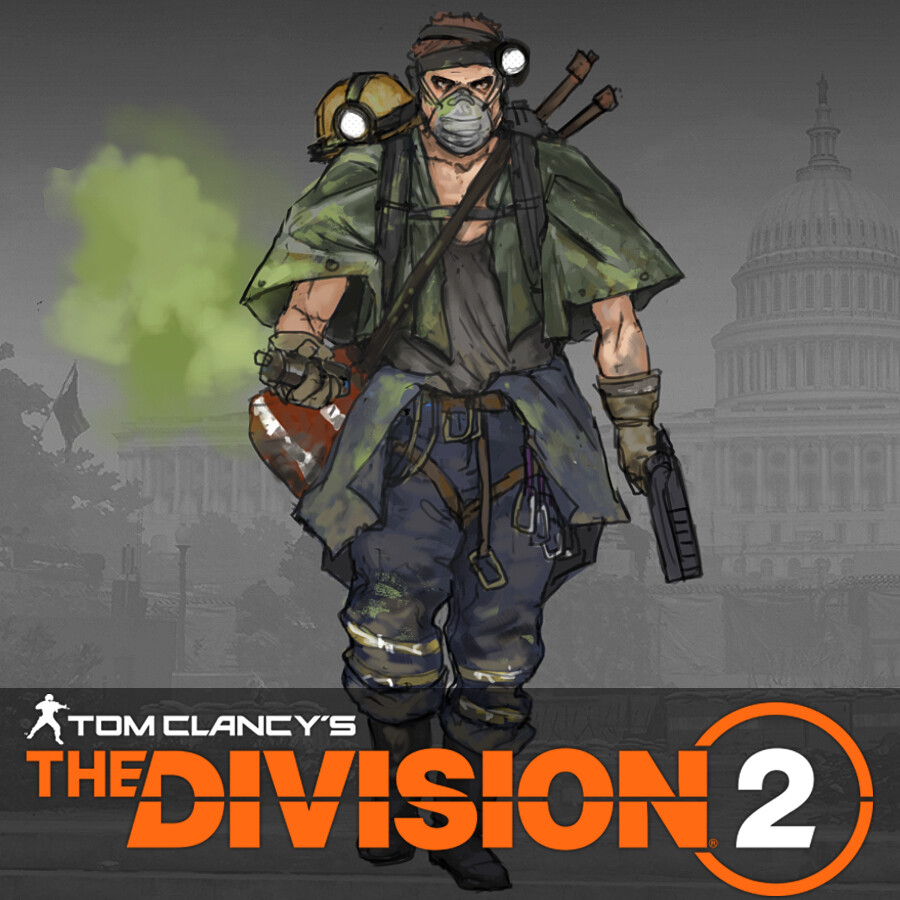 ArtStation - The Division 2 - Early Underground Faction Sketches